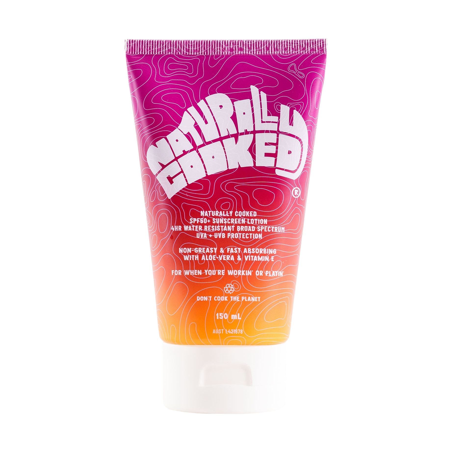 150mL of Naturally Cooked Sunscreen for Aussie Men