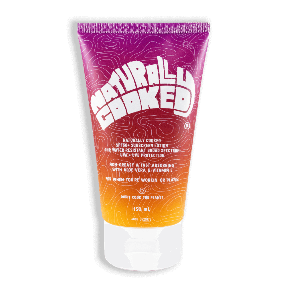 150mL of Naturally Cooked Sunscreen for Aussie Men